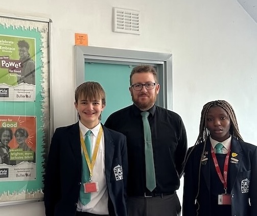Matt Fiddes joins Lawn Manor Academy for Anti-Bullying Week | WiltsHive
